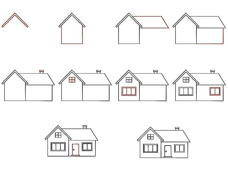 33 Easy And Cute House Drawing Ideas Drawing Photos 33 Easy And Cute House Drawing Ideas Drawing Photos
